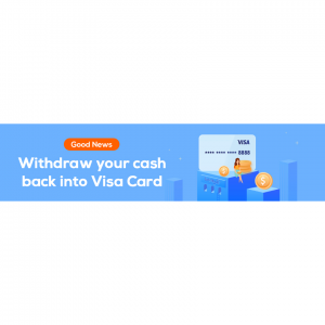 Withdraw Your cash back into Visa Card - Extrabux