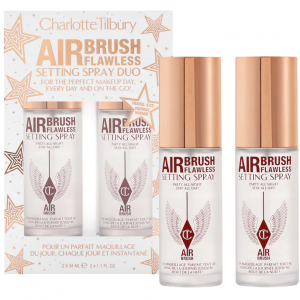 New! Charlotte Tilbury Mini Airbrush Flawless Setting Spray Duo ...