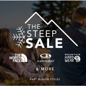 Steep and Cheap官網 精選戶外運動品牌服飾大促 低至3折 - Extrabux