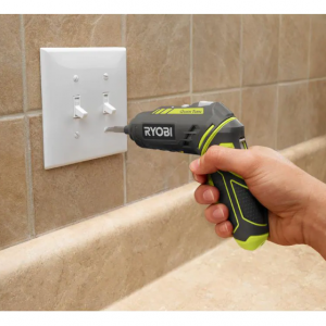 RYOBI 4-Volt QuickTurn Lithium-Ion Cordless 1/4 in. Hex Screwdriver Kit ...