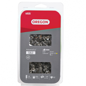 Oregon S62 AdvanceCut Chainsaw Chains Twin Pack, for 18-Inch Bar - 62 ...