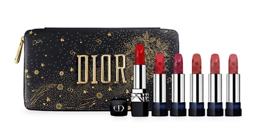New! Dior 2020 Holiday Rouge 6-Piece Refillable Lipstick Set @ Saks ...