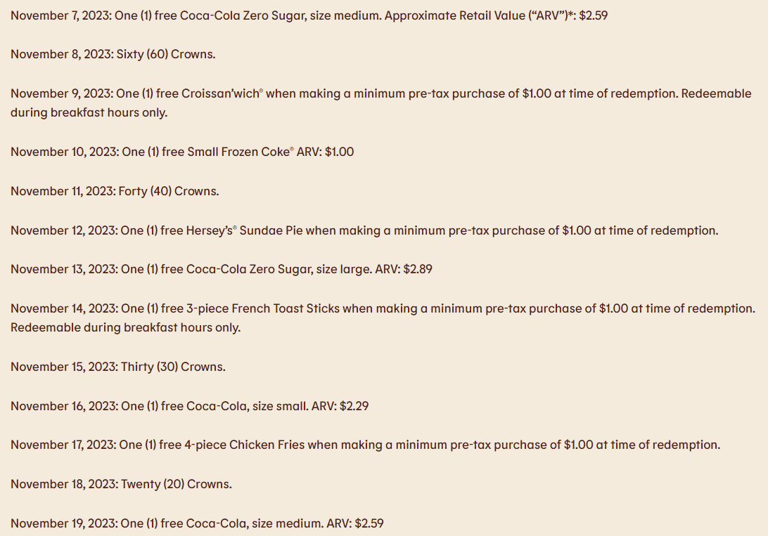 Burger King Daily Reward + Bonus Rewards - Extrabux